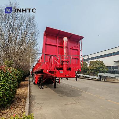 China China Brand 3 Axle Hydraulic Grain Camions Remorques Dumping Rear End Dump Tipper Semi Trucks Trailer for Trucks for sale