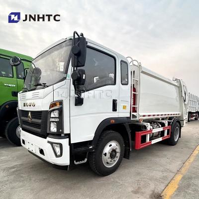 China HOWO Lichte vuilniswagen 10 M3 4X2 Kleine vuilniscompressor Te koop