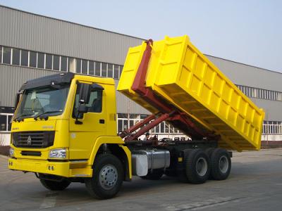 Cina Colore smontabile 290/336/371hp di giallo del camion della raccolta dei rifiuti del trasporto di HOWO 6X4 in vendita