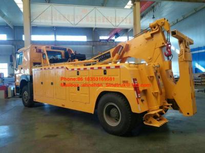 중국 Sinotruk Howo7 Euro2 10-15T 구조차 트럭 4x2 6는 336hp 힘으로 선회합니다 판매용