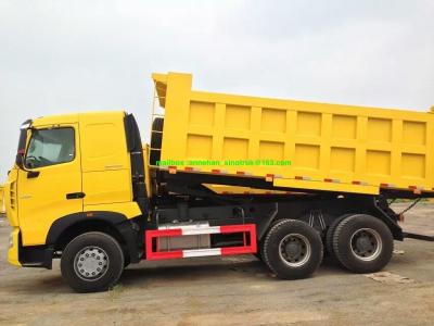 China tipo de levantamento dianteiro Conatiner do caminhão basculante 20m3 U da roda de 6x4 A7 Sinotruk 10 para a carga 40-50t à venda