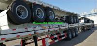 China Flatbed Container Load 1200R20 40 Foot Semi Trailer for sale