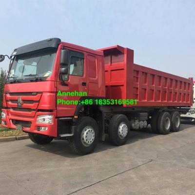 China 12 caminhão basculante de Sinotruk Howo 8x4 da cabine das rodas Euro2 HW76 à venda