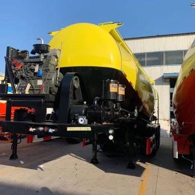 중국 SGS가 어떠한 능력과 45m3 능력  분말 소재 트레일러를 통과하 라고 당신이 요구합니다 판매용