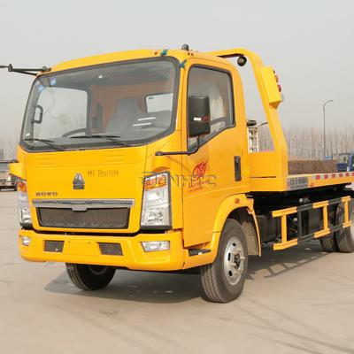 China Neues Sinotruk HOWO/verwendete 3 4x2-Tonnen Wrecker-Tow Road Block Removal Truck zu verkaufen
