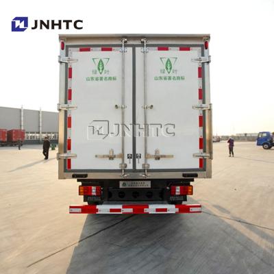 China HOWO 4X2 8000kg Light Duty Commercial Trucks Refrigerator Box Truck Freezer Van for sale