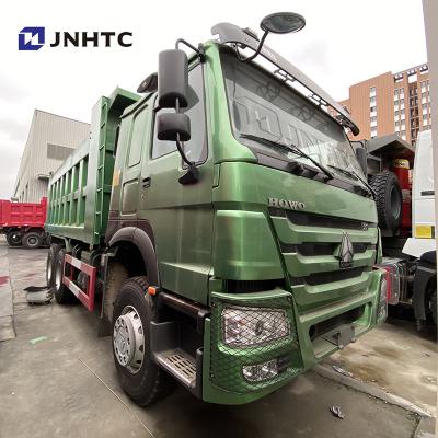 중국 Sinotruk 6X4 371HP 덤프 트럭 녹색 20 입방 팁 주는 사람 트럭 판매용