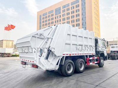 Cina 6x4 10 spinge il secchio d'attaccatura del camion del compattatore dello spreco 16CBM in vendita