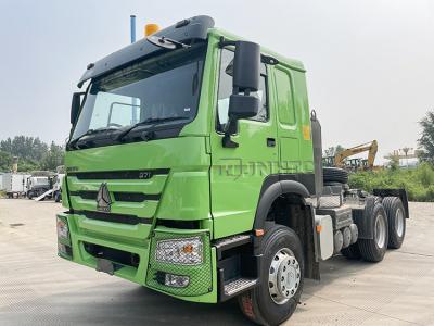 China Euro2 LHD Sinotruk Howo 10 roda o caminhão do reboque de trator noun de 371 cavalos-força de 50 toneladas à venda