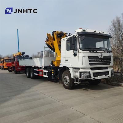 China Shacman 8x4 F3000 12 Tons Truck Mounted Crane 4 straight arm 12 wheel for sale