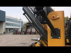 Aarde die Zware de Tractorbackhoe van Bouwmachines Lader Wz30-25 bewegen