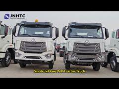HOWO 트랙터 트럭 유로 2-6 380 400 HP 6X4 10 바퀴 25톤 유료 화물 트레일러 헤드 트랙터 트럭 가격