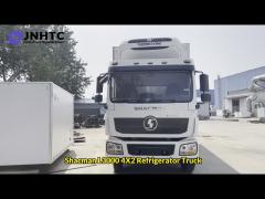 De Groenten van het de Vrachtwagenfruit van de Shacmanl3000 4x2 Ijskast vervoeren Thermokoning