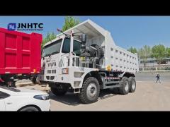 Mineração de 60 toneladas do caminhão basculante resistente vermelho do caminhão basculante de Sinotruk 6x4 Rc com chassi de Hova