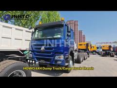 Chasis del camión Howo Tipper 6x4 340hp Chasis del camión de descarga de 10 ruedas