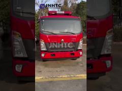 NEW SINOTRUCK Howo 4x2 Light Duty Fire Fight Truck With Water Pump Truck High Quality