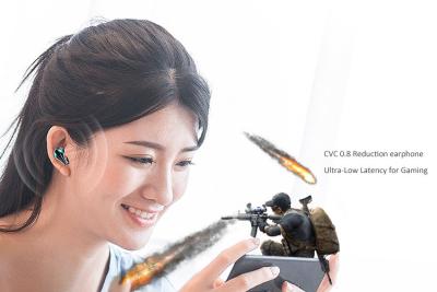 Cina IPX5 gioco senza fili impermeabile Earbuds HSP BLE 20KHz con Mic No Delay in vendita