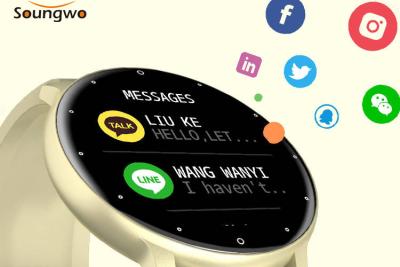 Cina Schermo 200mAH di IPS di pressione sanguigna dello Smart Watch di Bluetooth del sensore SC7A20 per le ragazze in vendita