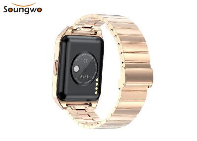 Cina Monitoraggio quadrato di pressione sanguigna di temperatura corporea dello Smart Watch di Bluetooth dello schermo in vendita