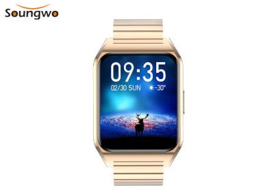 Cina Monitoraggio quadrato di pressione sanguigna di temperatura corporea dello Smart Watch di Bluetooth dello schermo in vendita