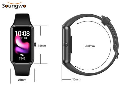Cina Esposizione astuta di Music Control Weather del modello di sport di polsino 11 di Bluetooth dell'ABS delle donne in vendita