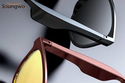 Cina Nuovi audio occhiali da sole impermeabili astuti di musica di vetro IPX5 Bluetooth in vendita