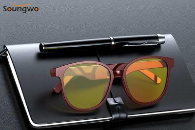 Cina Nuovi audio occhiali da sole impermeabili astuti di musica di vetro IPX5 Bluetooth in vendita