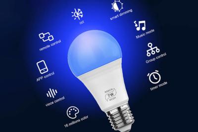 Cina Controllo di gruppo della lampada di Bluetooth Mesh Speaker Light Bulb Smart della lampadina di musica E26 in vendita