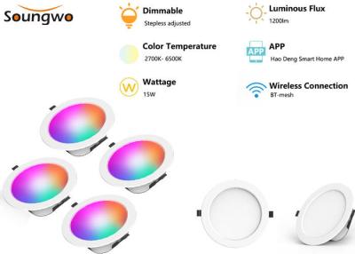 中国 スマートなDownlights APPの集団経営のBluetoothの網目状ネットワーク導かれた音楽球根 販売のため