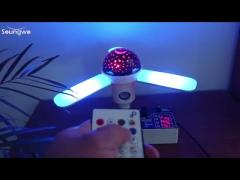 RGB SMD2835-Kleur die Gloeilamp met de Afstandsbediening van Sprekers86-265v 24 Sleutels veranderen