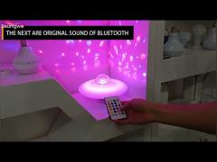 De Gloeilampen2700lm LEIDENE van A2DP RGBW Dimmable Bluetooth Bol met Muziek