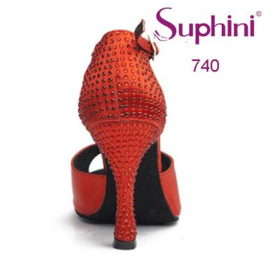 China Wholesale cheap high heel shoes red satin sexy cheap latin dance shoes for women for sale