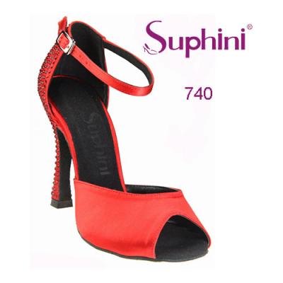 China Factory price Red satin with rhinestone sexy cheap latin dance shoes for women for sale