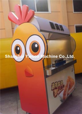 Cina Carretto mobile della frittura del chiosco dell'alimento della via di progettazione del fumetto per il CE ISO9001 dei chip in vendita