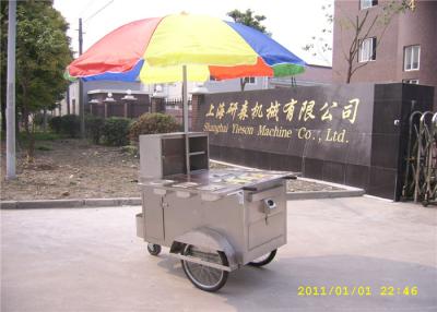 Cina Carretto del hot dog dell'acciaio inossidabile, rimorchio dell'alimento della via/rimorchio mobile della cucina in vendita
