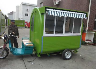 Cina Forte carretto mobile d'acciaio di vendita del triciclo per alimenti a rapida preparazione, camion mobile dell'alimento in vendita