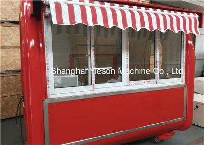 Cina Chiosco mobile dell'alimento di quattro piccole ruote con i carretti di vendita dell'alimento del baldacchino in vendita