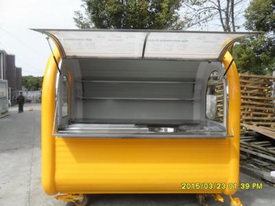 Cina piatti mobili della foglia cadente dei carretti dell'alimento dell'alimento di vendita 220-240V alla finestra del servizio in vendita
