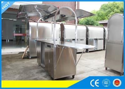 Cina Carretto all'aperto del caffè dell'acciaio inossidabile di 304 1mm con le porte di Gullwing in vendita