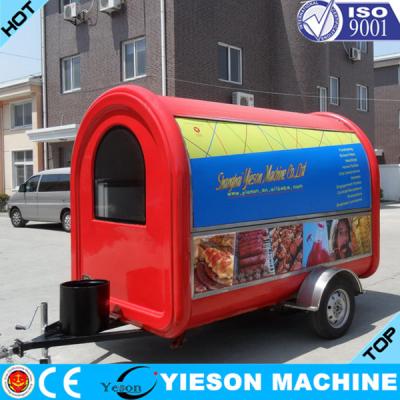 Cina Tipo cellulare all'aperto del bus del rimorchio degli alimenti a rapida preparazione della crema della cucina per la bevanda in vendita