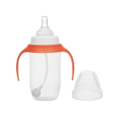 Cina Set di alimentazione in silicone per bambini a doppia maniglia con capezzolo facile da pulire a temperatura 110-120 ° C in vendita
