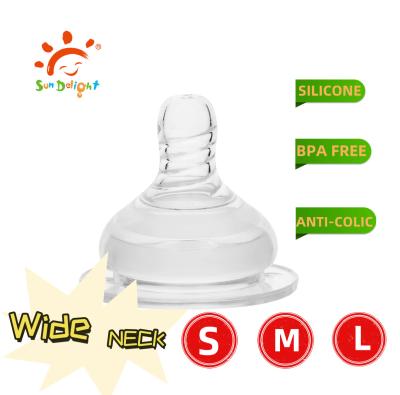 Cina Set di alimentazione in silicone per bambini a doppia maniglia con capezzolo facile da pulire a temperatura 110-120 ° C in vendita