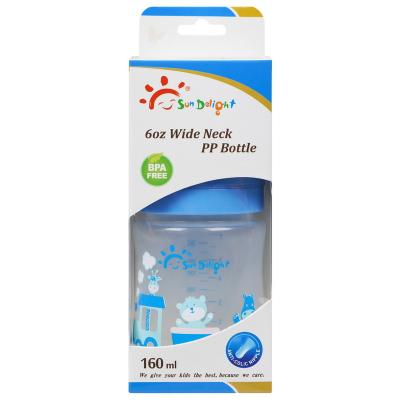 China 160ml PP Baby Feeding Bottle for sale