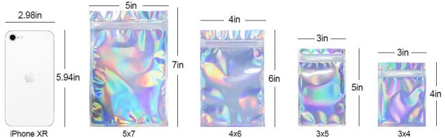 mylar Zip lockk bags