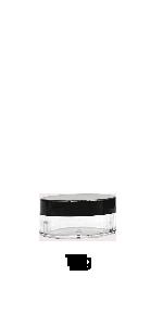 Beauticom Pana Clear Plastic Sample Jars hold creams powder dip liquids cosmetic creams and lotion