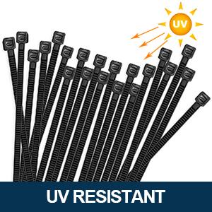 black cable ties