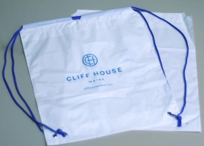 Biodegradable Drawstring Laundry Bag With Printing,Logo Printed Poly Drawstring Hotel/Travel Laundry Plastic Bag 8