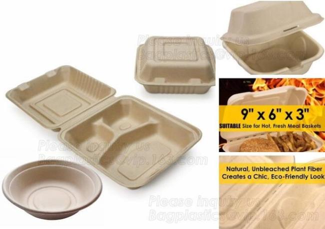 100% Biodegradable and compostable sugarcane pulp packaging disposable paper plate,sugarcane baggase oval paper plate ba