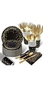 Black and gold