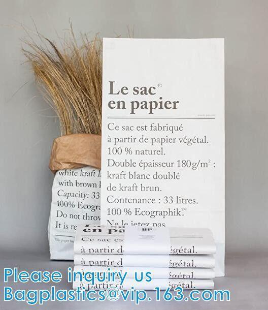 LE SAC EN PAPIER Craft Bag, Multi-purpose Toys Clothes Drawer Organizer Laundry Bag Fruit Flower Plant Pot Cover 0